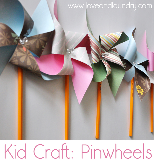 Pinwheels - Kid Craft Contributor - Sugar Bee Crafts